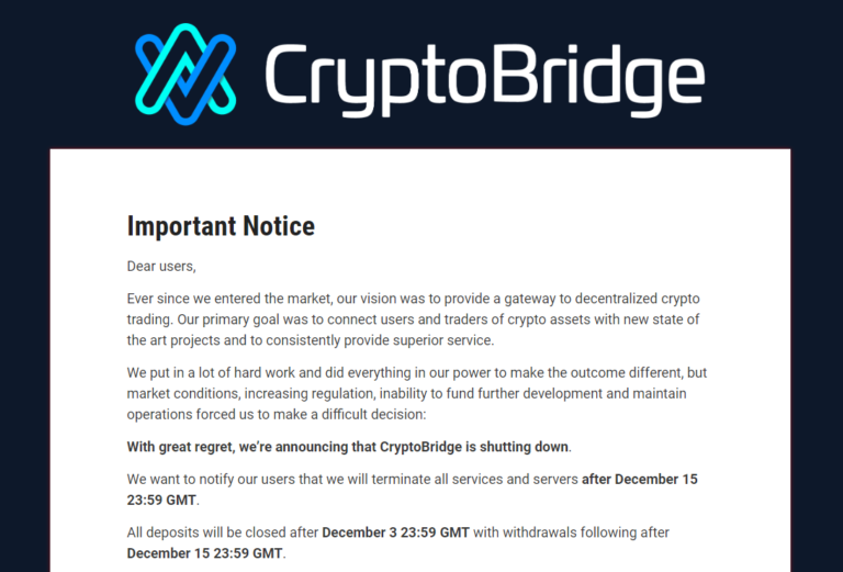 CryptoBridge DEX – Reviews, Fees & Cryptos (2025) | Cryptowisser